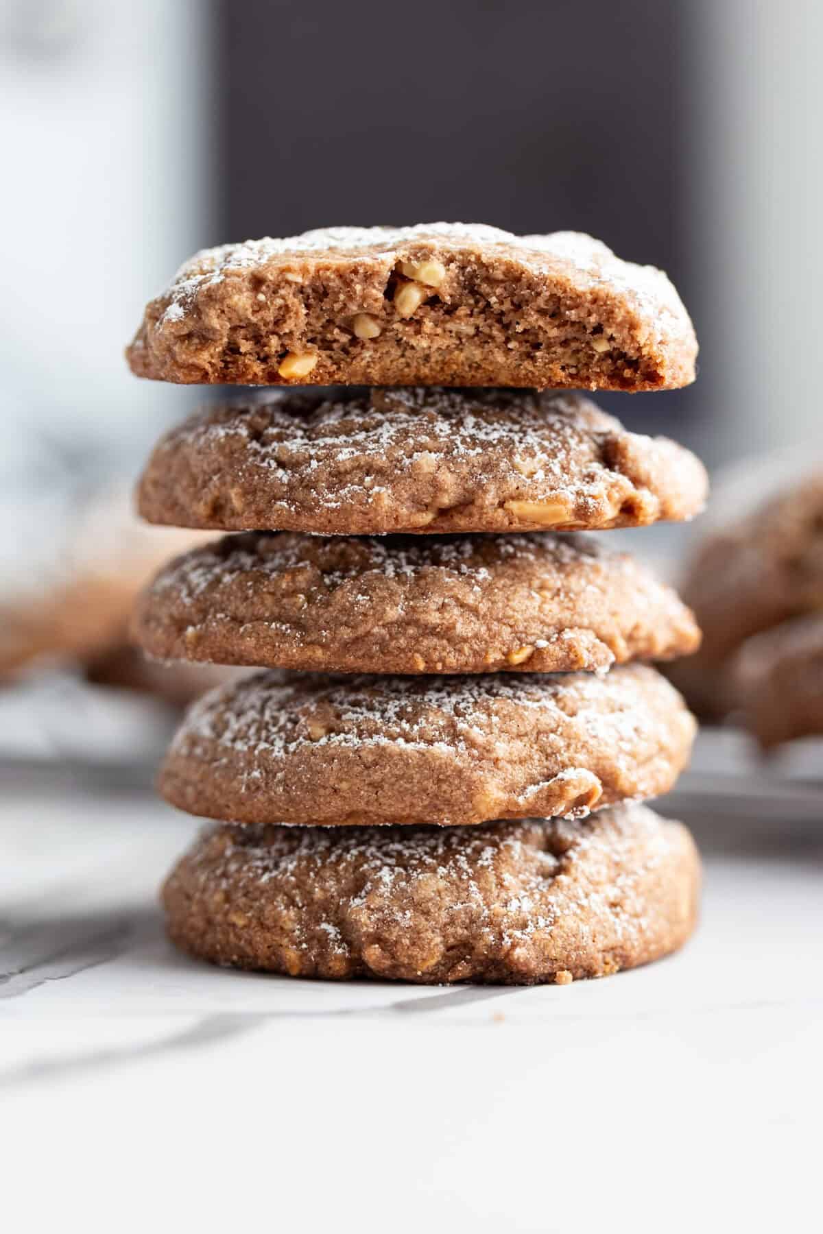 Almond Cocoa Powder Cookies - For Carbs' Sake